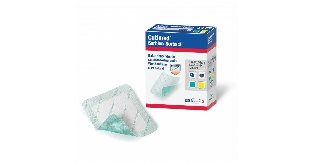 Cutimed Sorbion Sorbact - 10 unidades | SimplesFarma