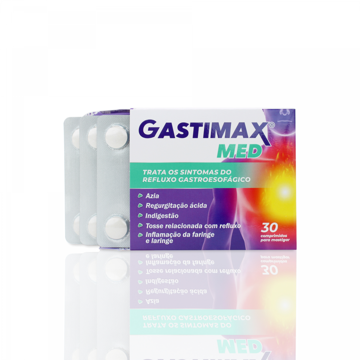 Fiterman Gastimax Med | 30 Comprimidos para Mastigar - 7313148-1 ...